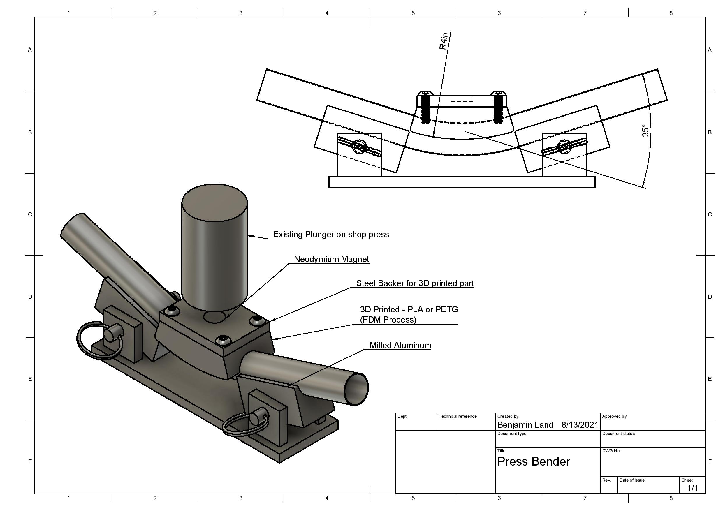 3D printed bending die notes - General Discussion - Custom ...