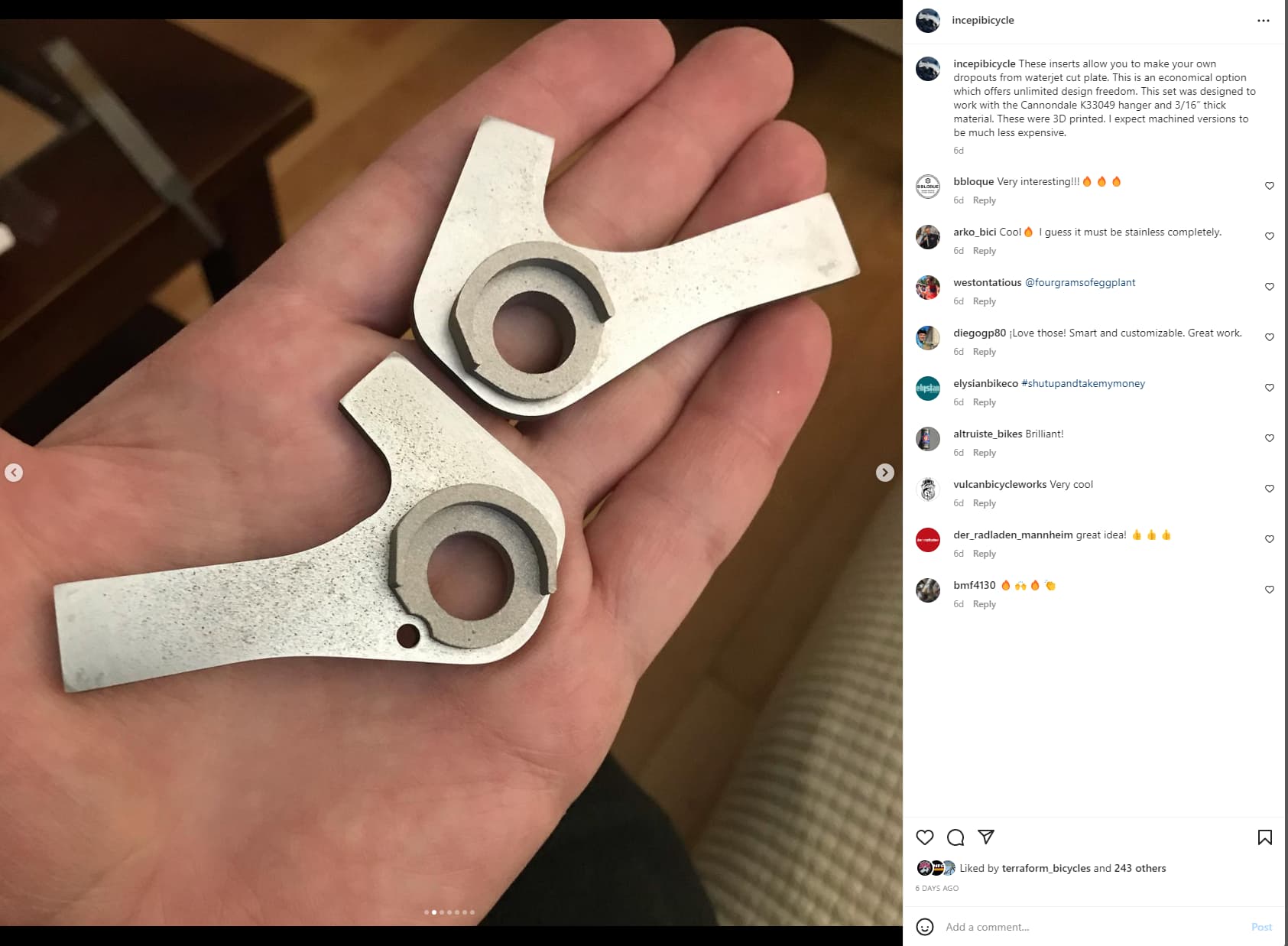 Favorite flat mount dropouts? - General Discussion - Custom ...