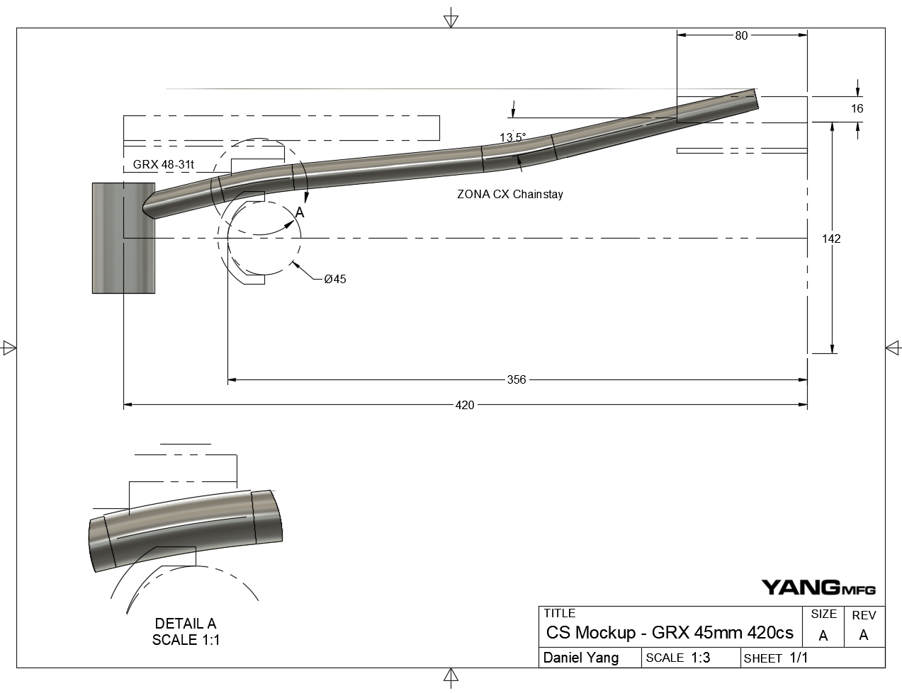 BBs, chainstays and tire clearence - Education - Custom Framebuilding Forum