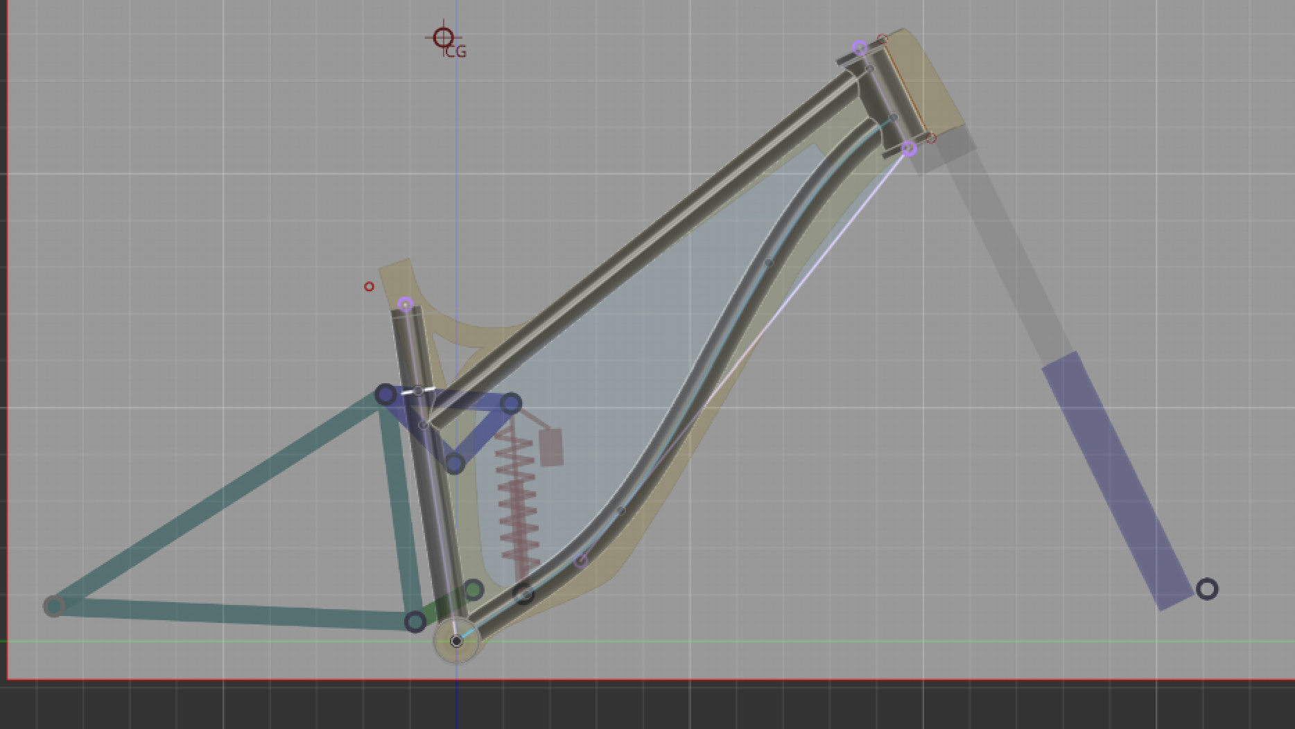 Making a Sketch of a Full-Sus Frame in Fusion360 - CAD - Custom ...