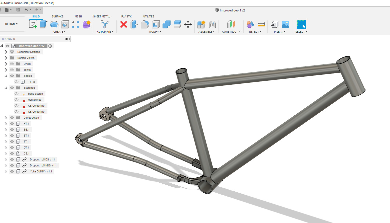 [Video Tutorial] Drawing a real mountain bike in fusion360 - CAD ...